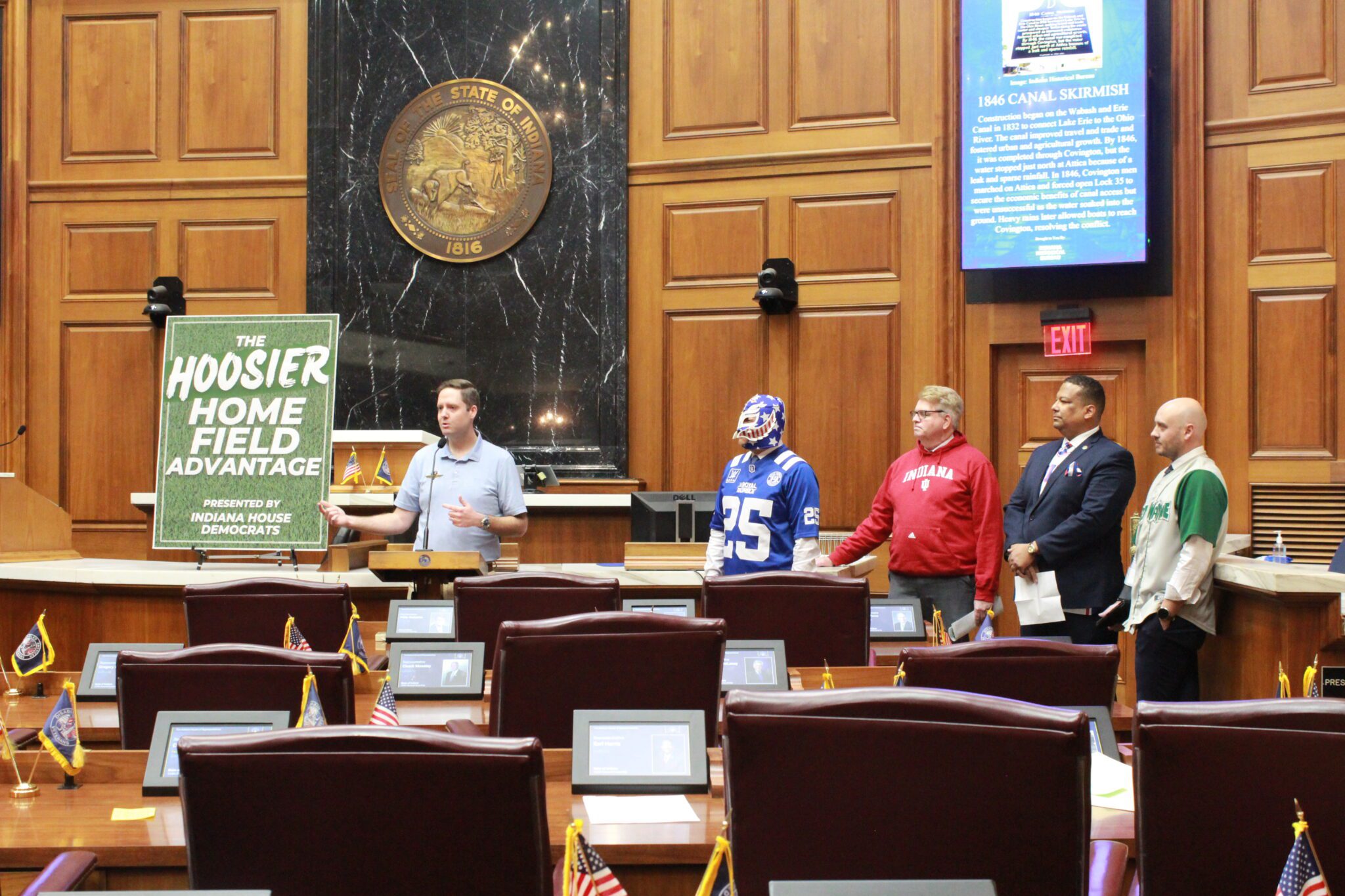 House democratic lawmakers unveil ‘Hoosier Homefield Advantage ...